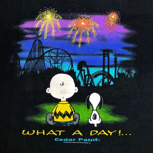Peanuts | Shirts | Cedar Point Mens Peanuts Charlie Brown Snoopy ...